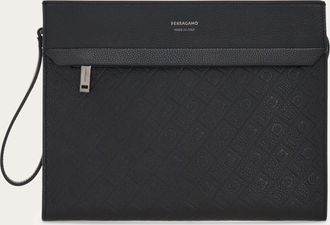Ferragamo Herren Ferragamo Monogram Herrentasche Schwarz