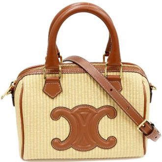 Celine Pre-owned Tissu sacs-celine - Femme - Pre-owned - Beige - Taille: ONE Size