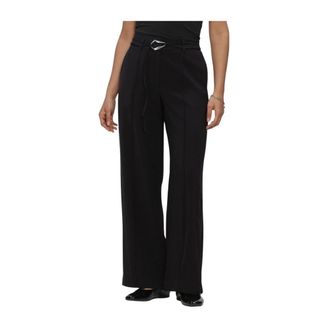 Object Mabel MW LO Pant E VIP 26 - - Trousers - Damen - Schwarzk - S