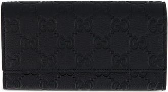 Gucci Portemonnaie mit GG - Schwarz