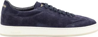 Churchs Homme, Chaussures, Bleu, Taille: 43 1/2 EU Largs 2 Suede Baskets