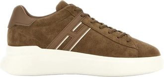 Hogan Low-Top Sneaker - H580 H Profilo Sneakers - Gr. 6_5 - in Braun - f&uuml;r Damen