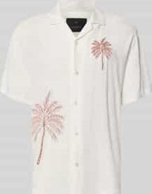 Premium by Jack & Jones Relaxed Fit Freizeithemd aus Viskose mit Stitchings