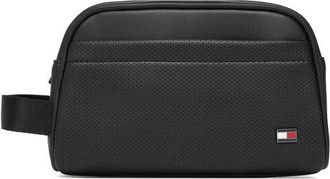 Tommy Hilfiger Kosmetiktasche Th Foundation Washbag AM0AM14764 Schwarz