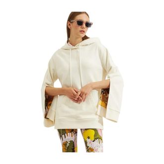 La DoubleJ Stylischer Cotton Girlfriend Hoodie - - Sweatshirts & Hoodies - Damen - Beige - M