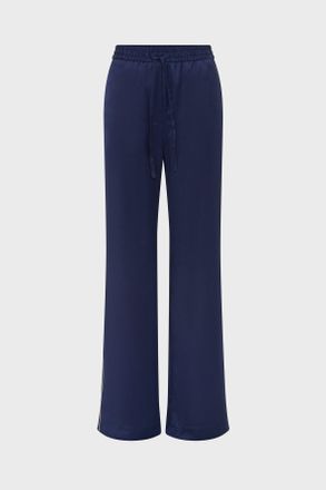 Gerard Darel Pantalon satin&eacute; - BAHYRA - Marine