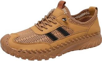 Generic Zenfaze Chaussures orthopédiques pour homme, soutien de la voûte plantaire, maille respirante avec lacets élastiques, légères pour le sport, la condui