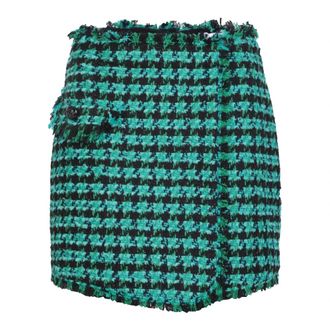 Msgm Short In Tweed - - Skirts - Damen - Mehrfarbig - XS