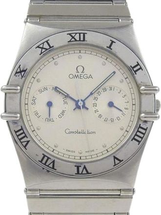 Omega unisex, Pre-owned, Gris, Taille: ONE Size Montre Vintage Pre-owned