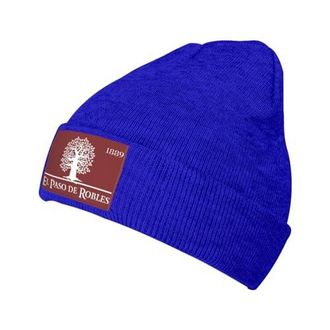 Generic Bonnet Tricoté Drapeau De Paso Robles, Californie Coupe-Vent Bonnet Hiver Chaud Tricot Unisexe Beanie Hiver pour Sports Femme Ski