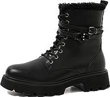 Queen Helena Rangers Basses Bottines à Lacets pour Femme X29-54 Noir, 39 EU