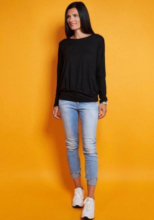 Seidel Moden Langarmshirt mit breitem, elastischen Bund - MADE IN GERMANY