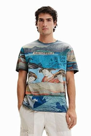 Desigual TS_Adrian 6035 Marron Tierra T-Shirt, Medium Homme