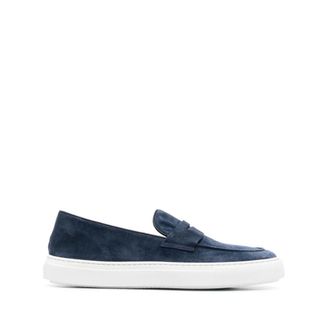 Fratelli Rossetti Homme, Chaussures, Bleu, Taille: 41 1/2 EU Suede Mocassins