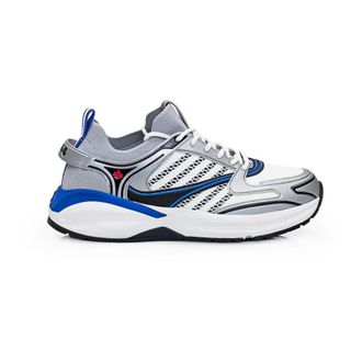 Dsquared2 Homme, Chaussures, Multicolore, Taille: 40 EU Baskets à Lacets en Maille Argentée