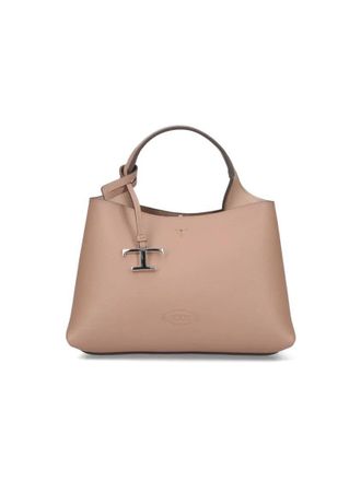 Tod's Tods Hobo Bags - T-Timeless Mini Bag - Beige - Gr. unisize - in Beige - f&uuml;r Damen