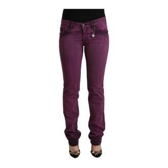 Costume National Femme, Jeans, Violet, Taille: W29 Jean Slim Fit Taille Basse