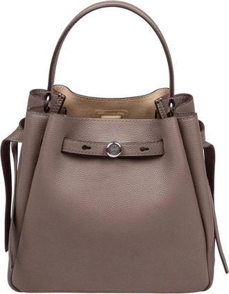 Tory Burch Femme, Sacs, Brun, Taille: ONE Size Wild Mushroom Bucket Bag & Sac &agrave; dos