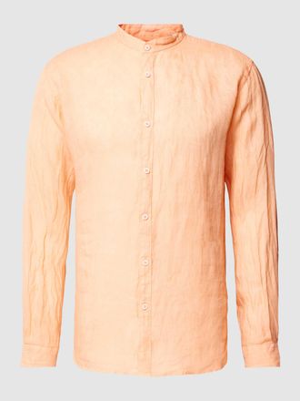 Zeybra Freizeithemd aus Leinen mit Stehkragen