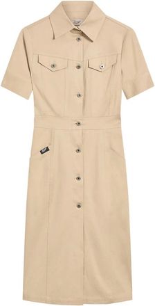 Pence 1979 Pence 1979, Femme, Robes, Beige, Taille: 36 FR Robe chemise ADY