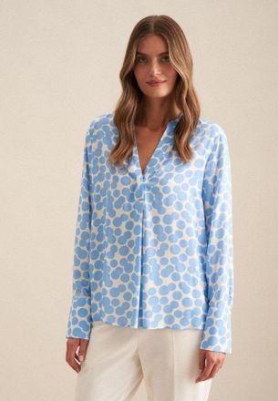 Seidensticker Klassische Bluse Schwarze Rose Tunika Punkte