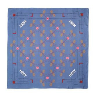 H&eacute;st H&eacute;st, Femme, Accessoires, Bleu, Taille: ONE Size Silky Scarves