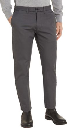 Tommy Hilfiger Herren Hose Core Denton 1985 Pima Cotton Chino, Grau (Dark Ash), 33W/34L