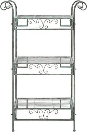 Safavieh Modern Metall Au&szlig;enregal, Antikes Dunkelgr&uuml;n