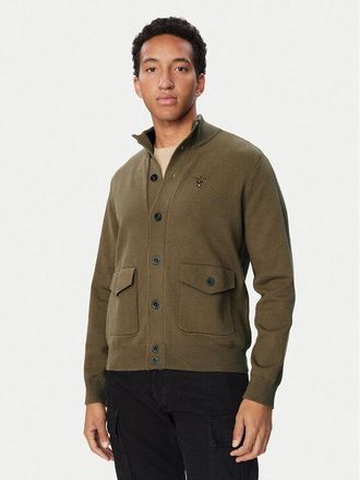 Aeronautica Aeronautica Militare Strickjacke 262MA1663UL00950 Hellbraun Regular Fit