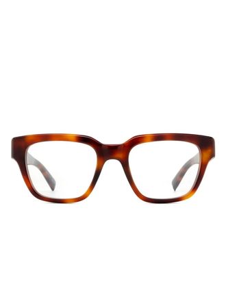 Saint Laurent Eyewear lunettes de vue à monture carrée - Marron