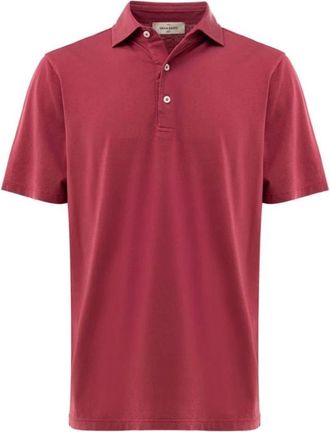 Gran Sasso Homme, Tops, Rouge, Taille: L Polo Classique