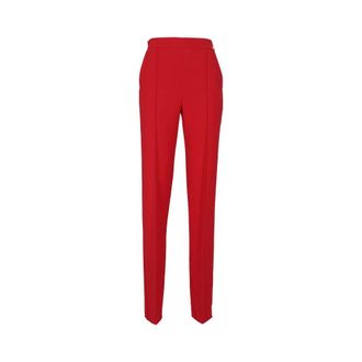 Elisabetta Franchi Straight Hosen - - Trousers - Damen - Rot - L