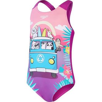 Speedo Kinder Badeanzug DIGI PLMT ALV 1PC IF PURPLE/BLUE