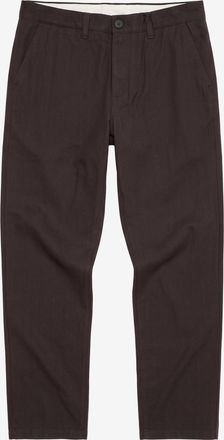 Knowledge Cotton Apparel Herren vegan Hose Chuck Regular Fischgrat Chocolate Torte
