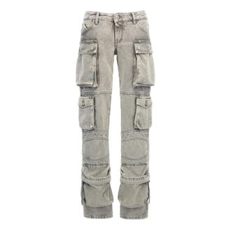 The Attico Femme, Jeans, Gris, Taille: W24 Jeans