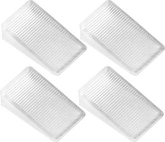 PartyKindom 4 Stück Teiliges Möbel nivellierkeil Robustem Gummi rutschfeste Unterlegplatten zum Ausgleichen von Tischen Sofas Schränken und Unebenen Böden Vielsei