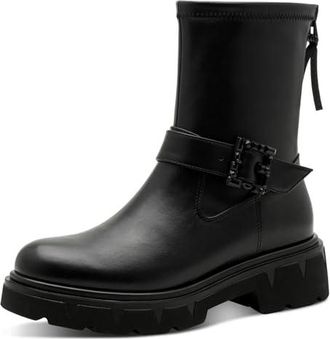 Marco Tozzi Marco Tozzi 2-25463-45 Bottes tendance pour femme, noir uni, taille 41 EU, Noir uni, 41 EU