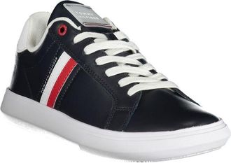 Tommy Hilfiger Leather Sneaker - Black