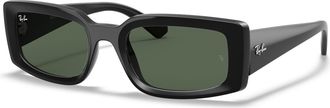 Ray-Ban Sonnenbrillen Polished Black Fassung Glas Polarisiert 54-21
