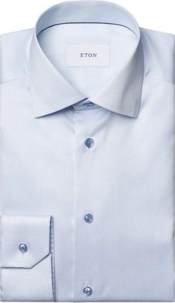 Eton Gestreiftes mit Lyocell und Kentkragen, Contemporary Fit in