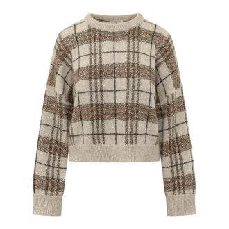 Brunello Cucinelli Pullover - - Knitwear - Damen - Beige - S