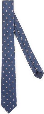 Au Printemps Paris Cravate imprimée en soie