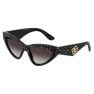 Dolce & Gabbana Cat-Eye-Sonnenbrille aus Acetat - - Accessories - Damen - Mehrfarbig - 55 MM
