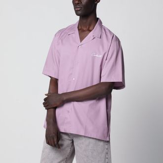 Carhartt Work in Progress Kurzarmhemd S/S Delray aus Baumwoll-Lyocell-Twill in Lila