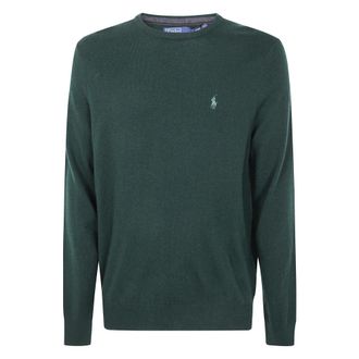 Polo Ralph Lauren Stilvoller Langarm-Pullover - - Knitwear - Herren - Gr&uuml;n - XL