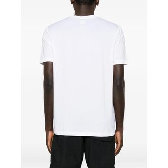 HUGO BOSS Logo-Embroidered Cotton T-Shirt - White
