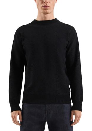 QS by s.Oliver Strukturierter Strickpullover