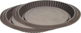 Lurch 585007 Flexiform Obstboden 2er Set / 2 Backformen aus 100% BPA-freiem Platin Silikon, 28cm