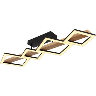 Globo Lighting plafonnier - Dustin - noir - m&eacute;tal - led - 67288D2