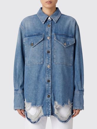 Dondup Chemise Femme couleur Bleu